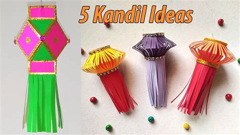5 Easy Akash Kandil Ideas Small Paper Kandil Diwali Craft Ideas At