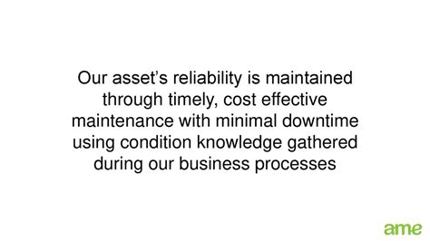 setting the stage for an asset management program ppt download