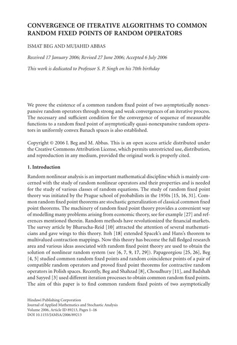 pdf convergence of iterative algorithms to common random fixed points of random operators