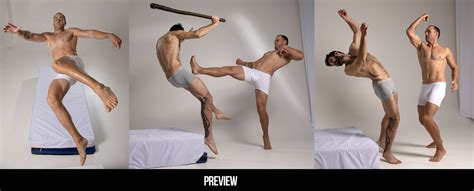 ArtStation 310 Male Action Pose Reference Pictures PT II Resources