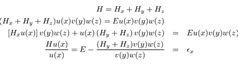 3d problems separable in cartesian coordinates