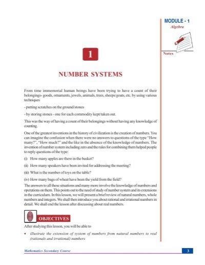 chapter 1 number systems