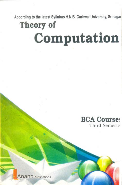 303 theory of computation anand publications