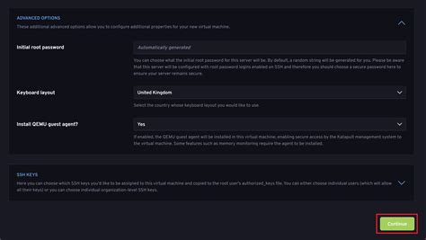 provision a katapult server using our custom server option gridpane