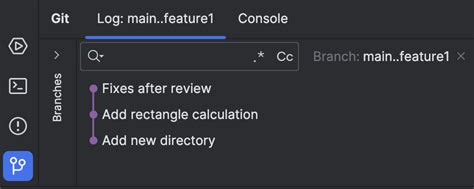 Manage Git Branches JetBrains Rider Documentation