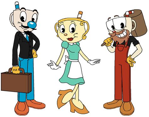 Cuphead Mugman And Chalice Future Selves V4 By Stargirl987 On Deviantart