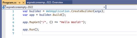 ASP NET Core Minimal API Luna Tech