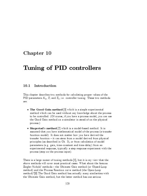 pid controller pdf control theory control system