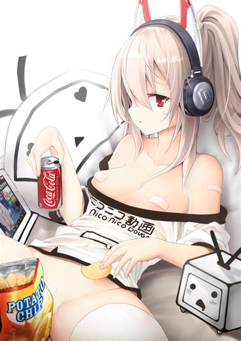Rule 34 Artist Request Ayanami Azur Lane Azur Lane Covered Nipples Headphones Nico Nico