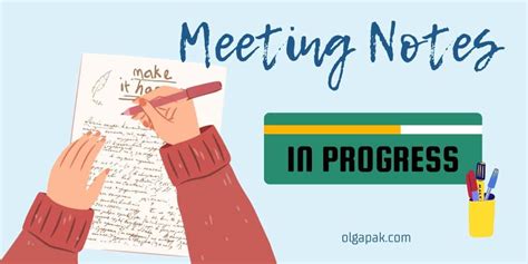 How To Write A Meeting Summary With Tips And Examples Olgapak