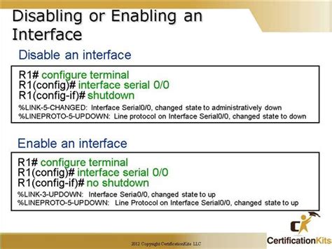 Cisco CCNA Configuring Router Interfaces CertificationKits