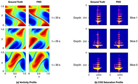a qualitative comparison between predictions made by the fourier neural download scientific