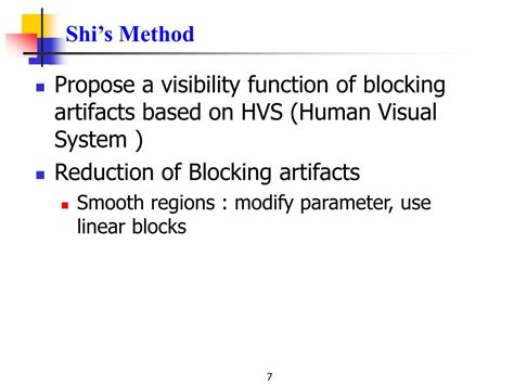 ppt reduction of blocking artifacts in dct coded images powerpoint presentation id 4160842
