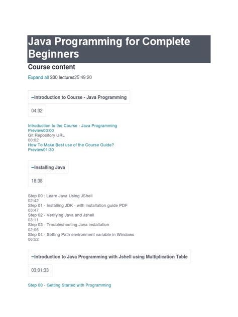 java programming for complete beginners pdf class computer programming method computer