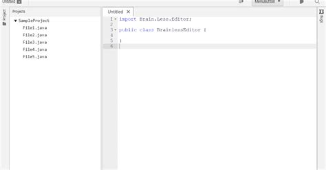 Making A Simple Example IDE With Intellij Like GUI Using JavaFX 12