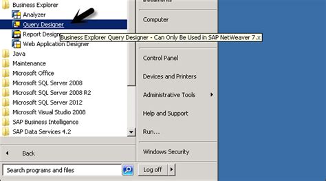 SAP BEx Query Designer