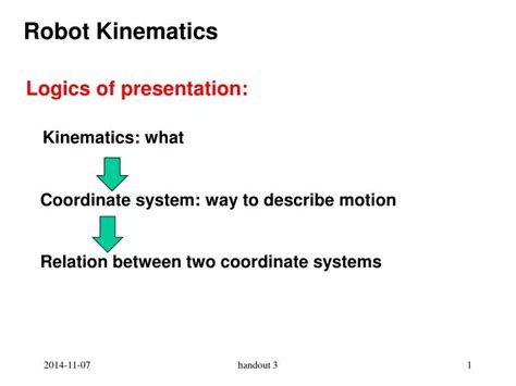 ppt robot kinematics powerpoint presentation free download id 6307264