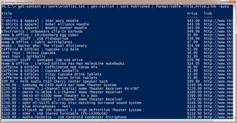 weekend scripter use powershell to create holiday wish list scripting blog [archived]