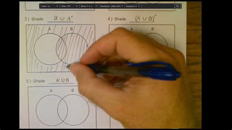 shading in venn diagrams