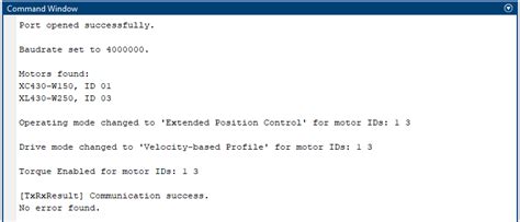 Dynamixel Library For MATLAB And Simulink File Exchange MATLAB Central