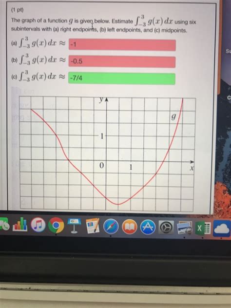 solved 1 pt the graph of a function g is giveq below