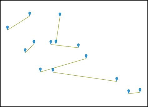 How To Create Connection Lines Between Two Points From A CSV File