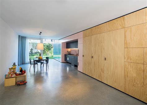 Shifts Barcode Like Wall Cabinet Transforms Amsterdam House
