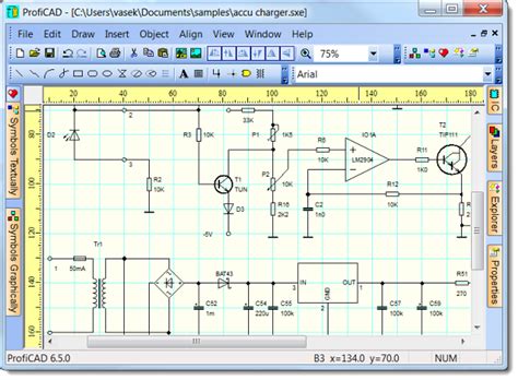 Draw Schematic Circuit Online Schematic Diagram Maker