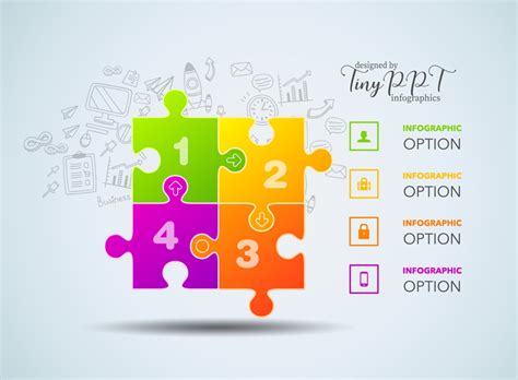 Puzzle Swot Relationship Infographic Concept TinyPPT