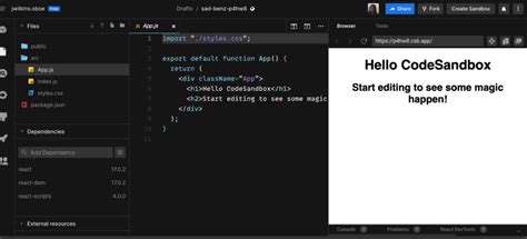 how to use codesandbox a beginner s guide dev community