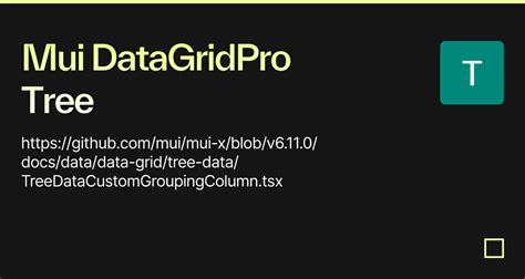 Mui DataGridPro Tree Codesandbox
