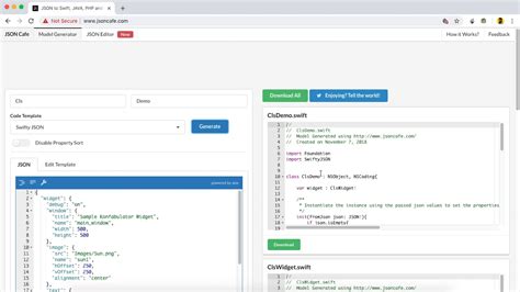 Convert JSON To Swift C PHP Java Any Language YouTube