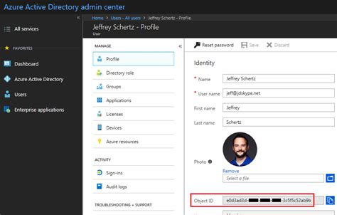locating ids in azure ad jeff schertz s blog