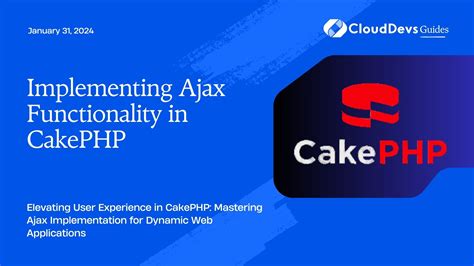 implementing ajax functionality in cakephp