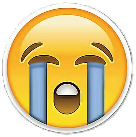 Download Loudly Crying Face Emoticon Emoji Pillow Case Cover Png Image With No Background