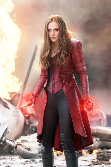 Avengers Star Elizabeth Olsen Shows Off Superhero Moves On Set As Scarlet Witch In Edinburgh
