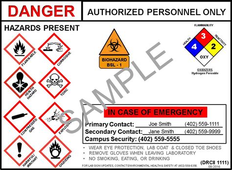 Lab Safety Signs Worksheets 43 OFF