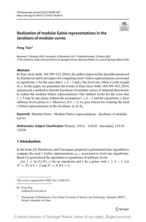 realization of modular galois representations in the jacobians of modular curves