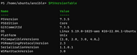running powershell core commands in a linux target from ansible jonathan medd s blog