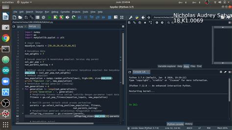ai informatika unika genetic algorithm implementasi pada jumlah pengunjung kafe selama