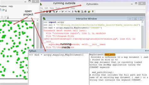 Solved Arcpy Mapping MapDocument CURRENT Error In Debu Esri