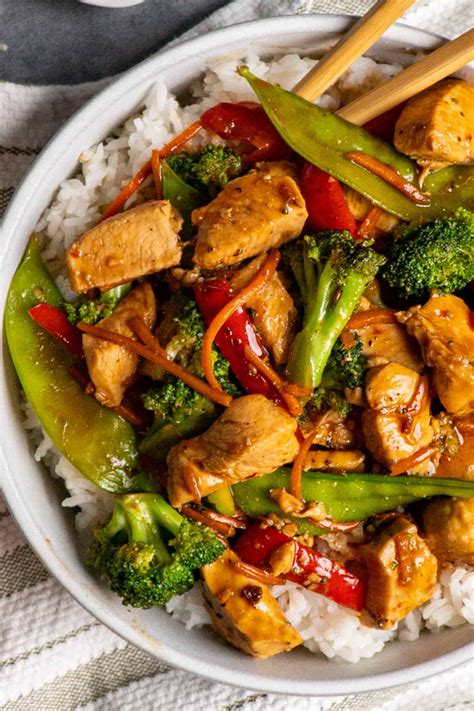 Honey Garlic Chicken Stir Fry The Cooking Duo