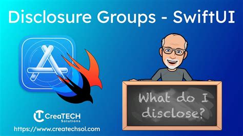 swiftui disclosure groups youtube