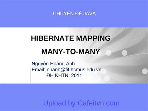 PDF Hibernate Mapping Many To Many DOKUMEN TIPS