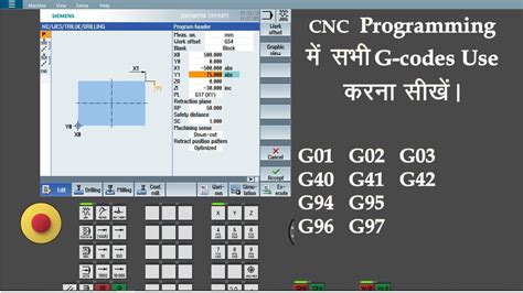 all g codes in cnc programming learn cnc programming youtube