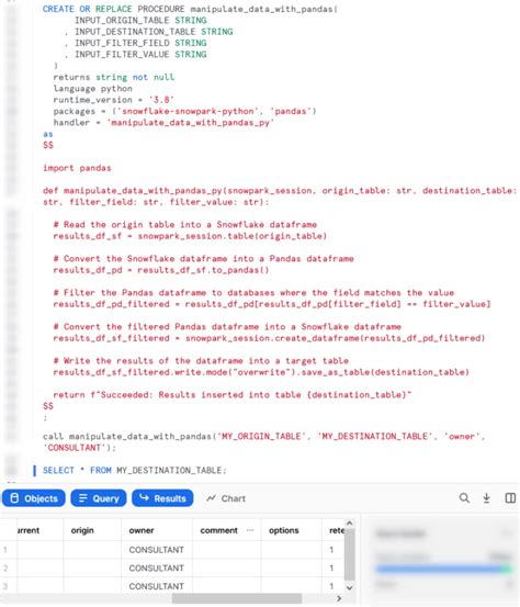 a definitive guide to python stored procedures in the snowflake ui interworks