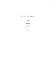 Case Study Ethical Dilemma Docx 1 Case Study Ethical Dilemma Name