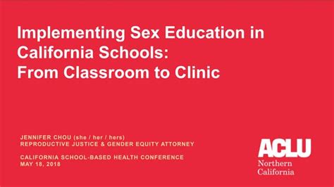 implementing sex education in california schools from classroom to clinic ppt free download