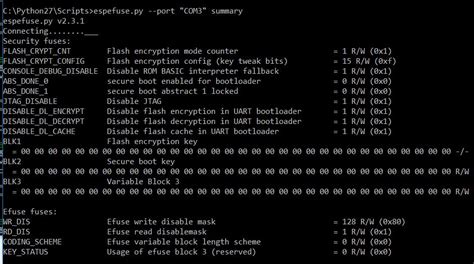 Flash Encryption FLASH CRYPT CNT Issue 1387 Espressif Arduino