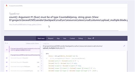Fix Argument 1 Var Must Be Of Type Countable Array String Given